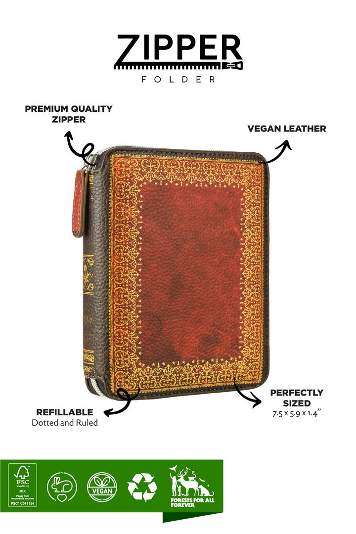 Zipper Portfolios A6 – tagged "zipper portfolio" – Victoria's Journals ...